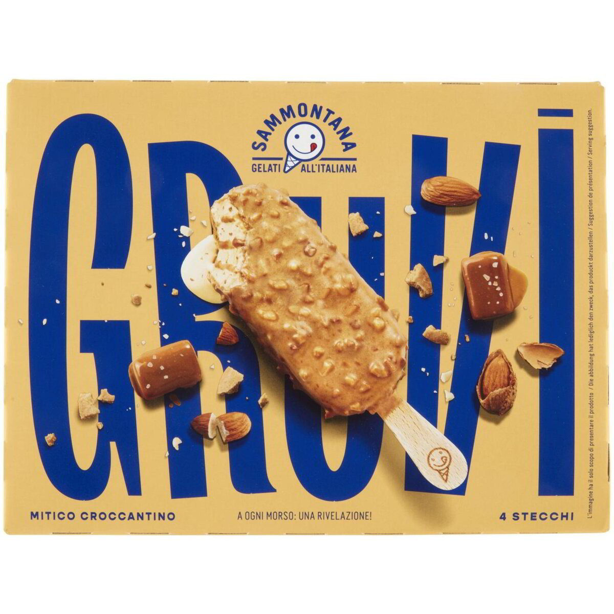 Sammontana Gruvi Mitico Croccantino 4 x 60 g Sammontana | IperDrive