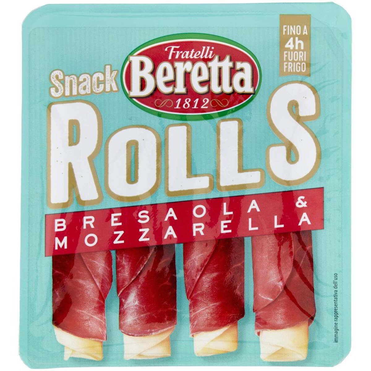 Fratelli Beretta Snack Rolls Bresaola & Mozzarella 60 g Fratelli ...