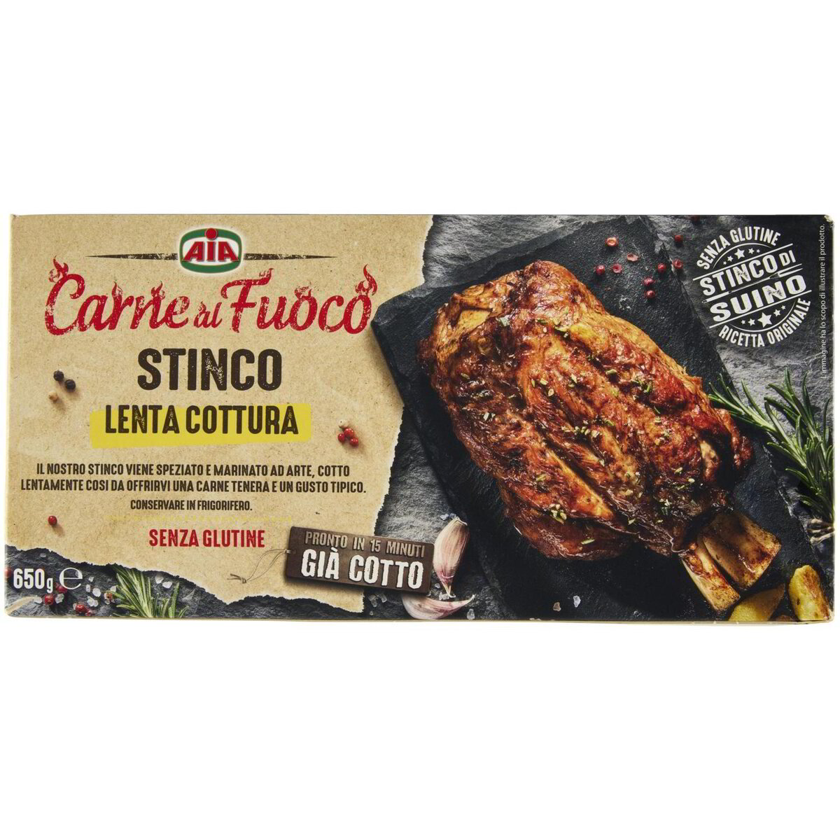 Aia Carne al Fuoco Stinco Lenta Cottura 650 g Aia | IperDrive