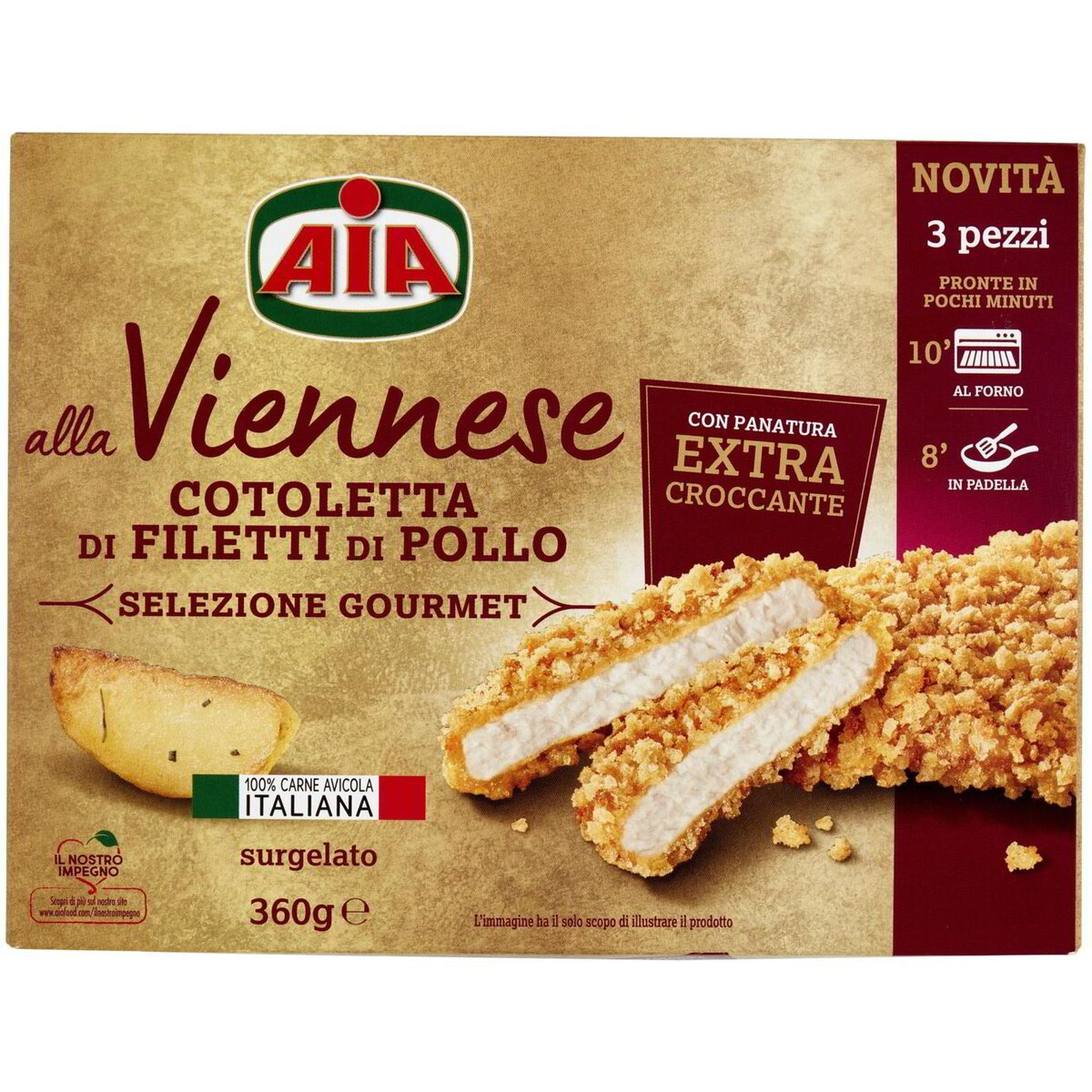 Aia alla Viennese Cotoletta di Filetti di Pollo Selezione Gourmet ...