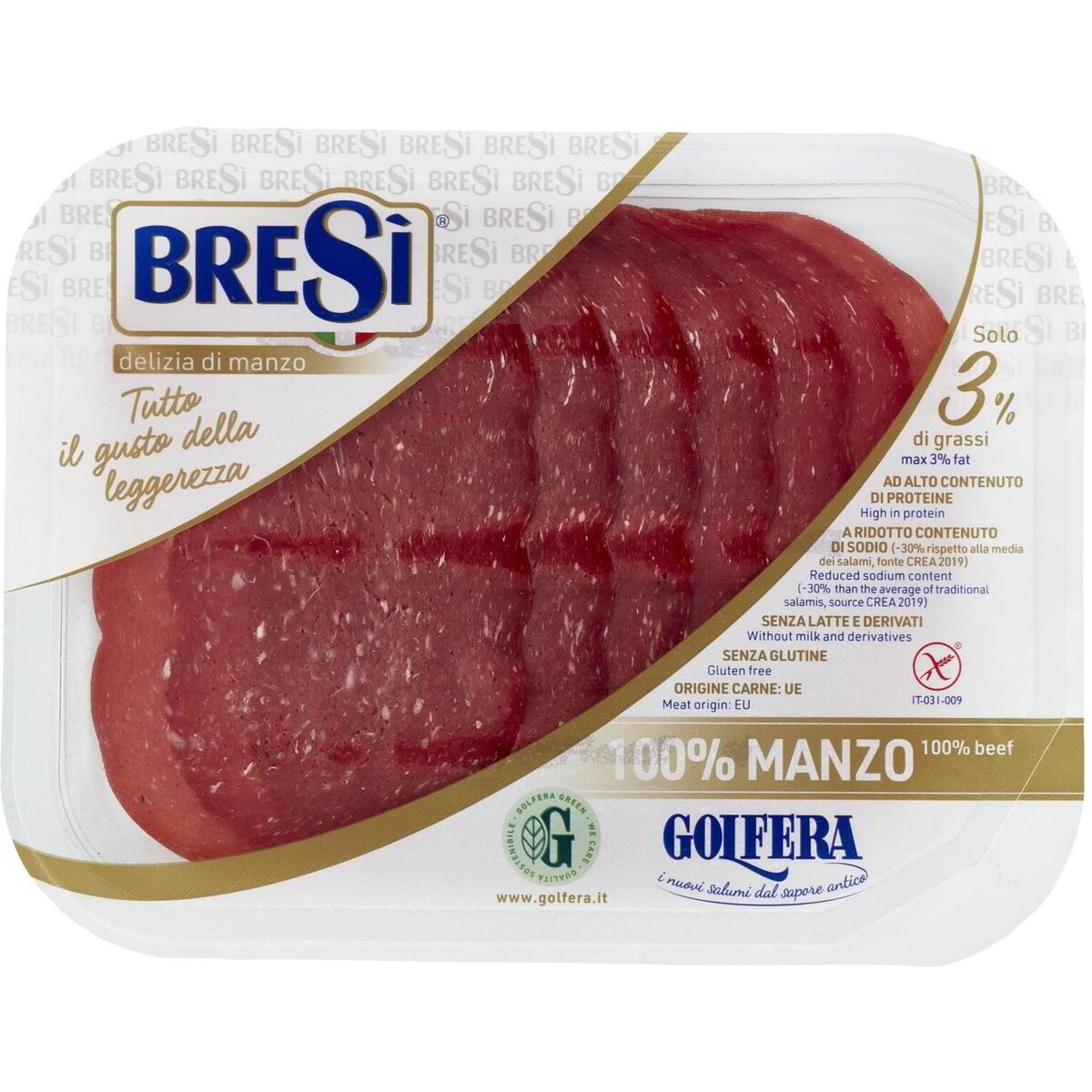 Golfera Bresì delizia di manzo 75 g Golfera | IperDrive