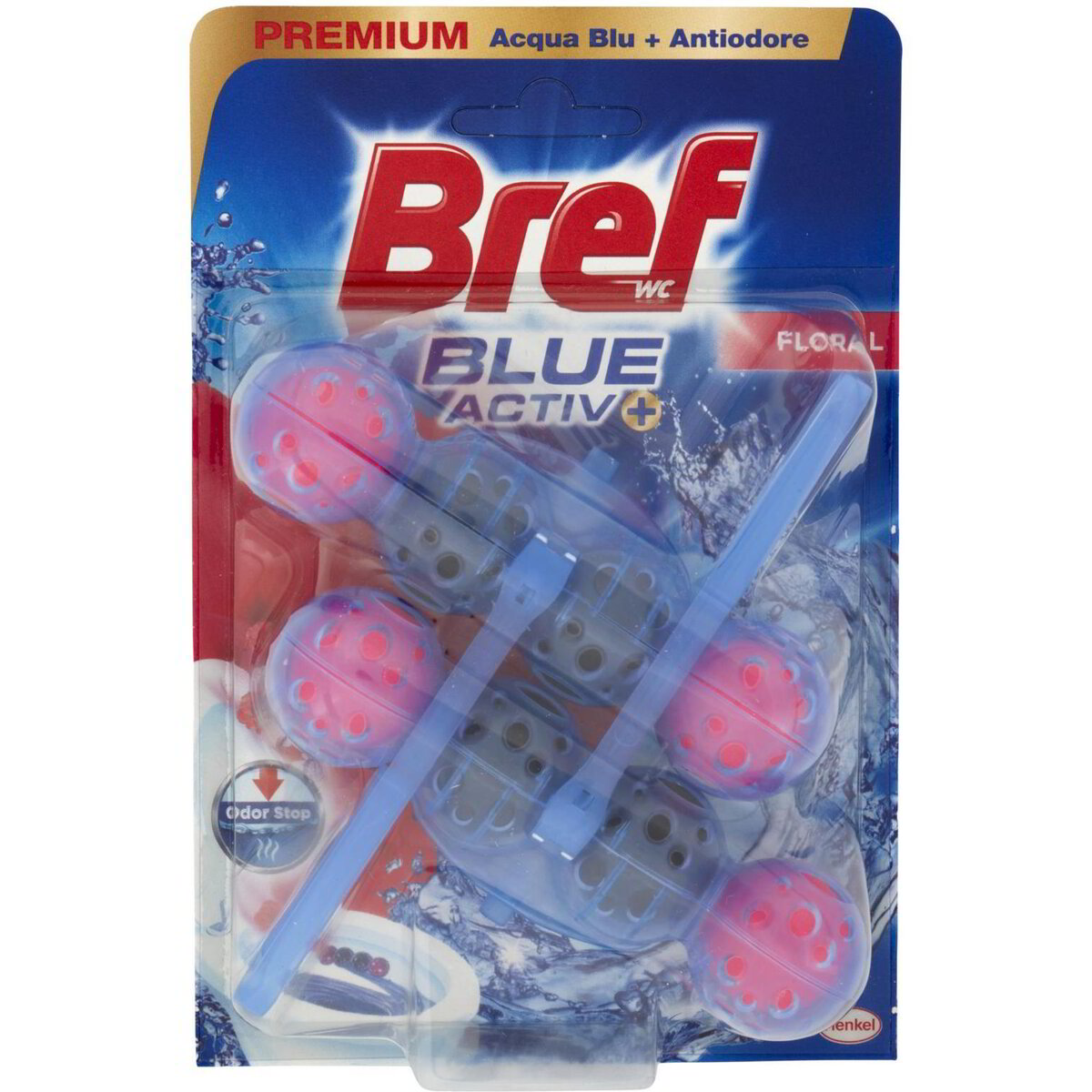 BREF WC Blue Activ+ Floral 2 x 50 g BREF Contenuto 2 x 50g - iper Shop