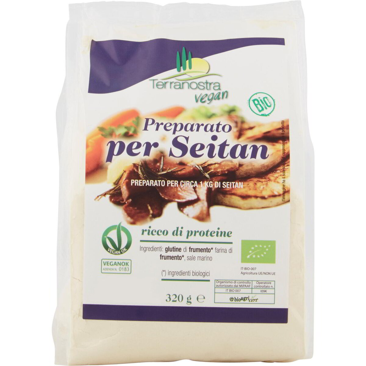 Terranostra Vegan Linea Preparati preparato per seitan Bio 320 g ...