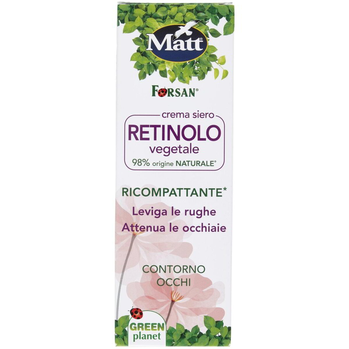 Matt crema siero Retinolo vegetale Ricompattante* Contorno Occhi 15 ml ...