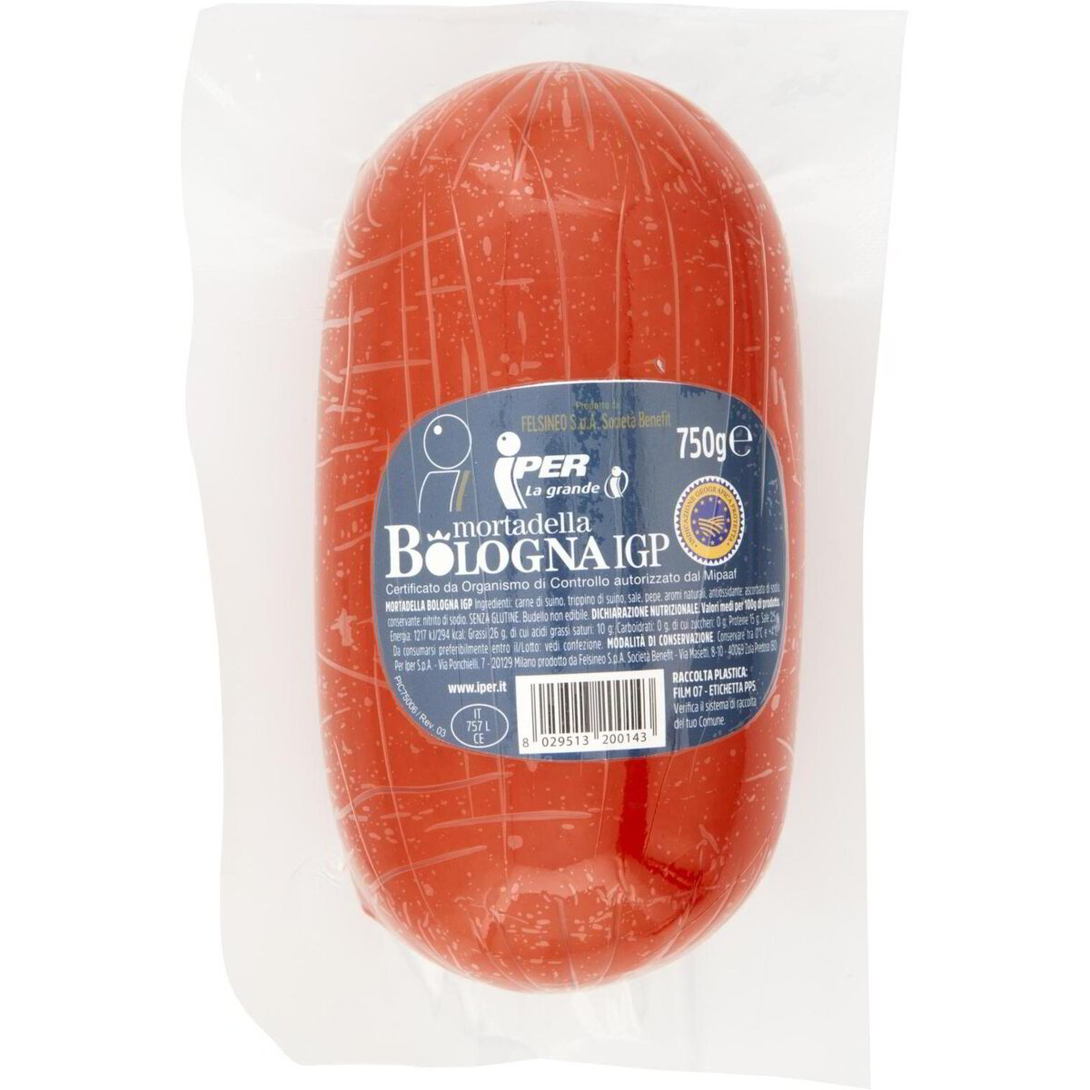 Iper mortadella Bologna IGP 750 g Iper | IperDrive