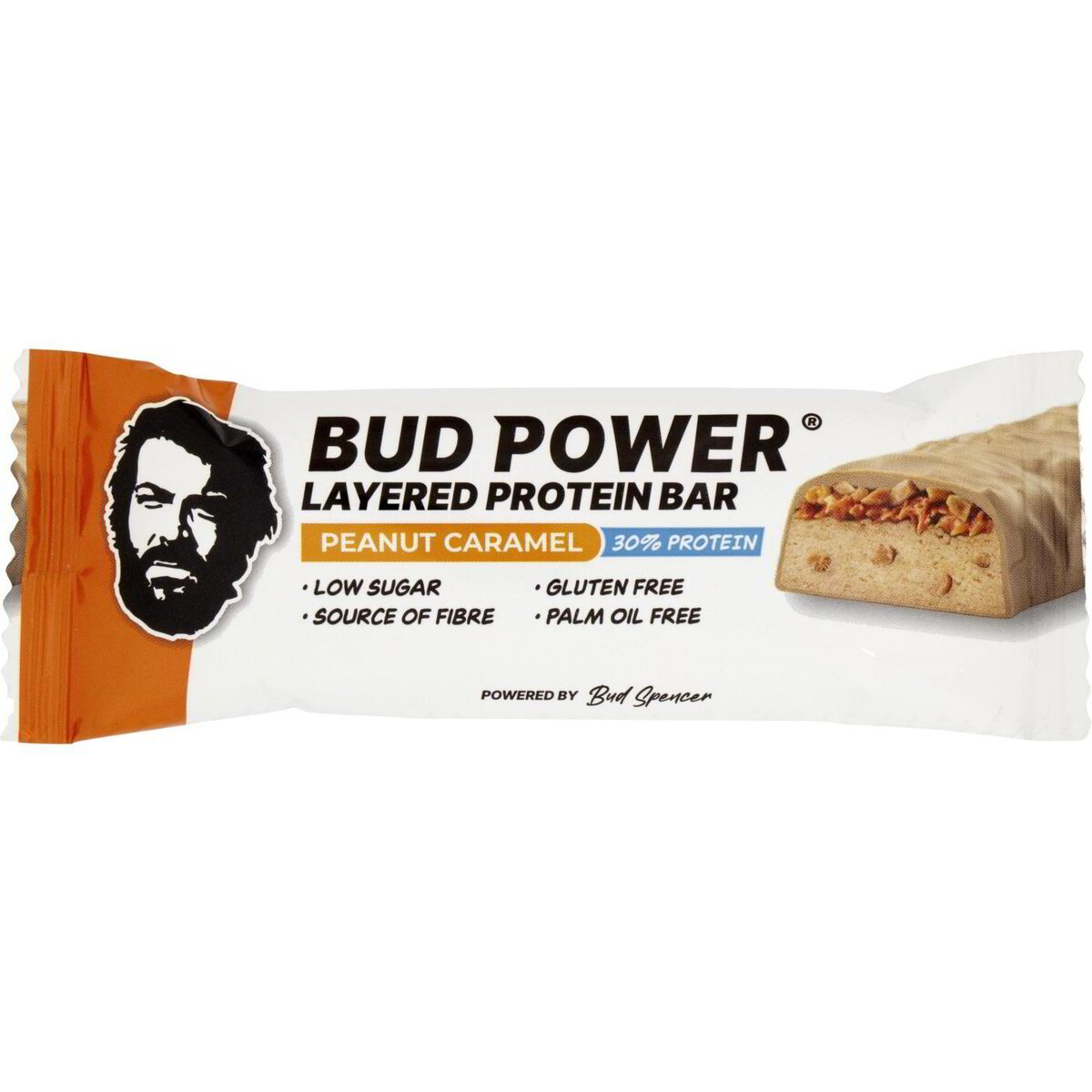Bud Power Layered Protein Bar Peanut Caramel 50 g Bud Power - iper Shop
