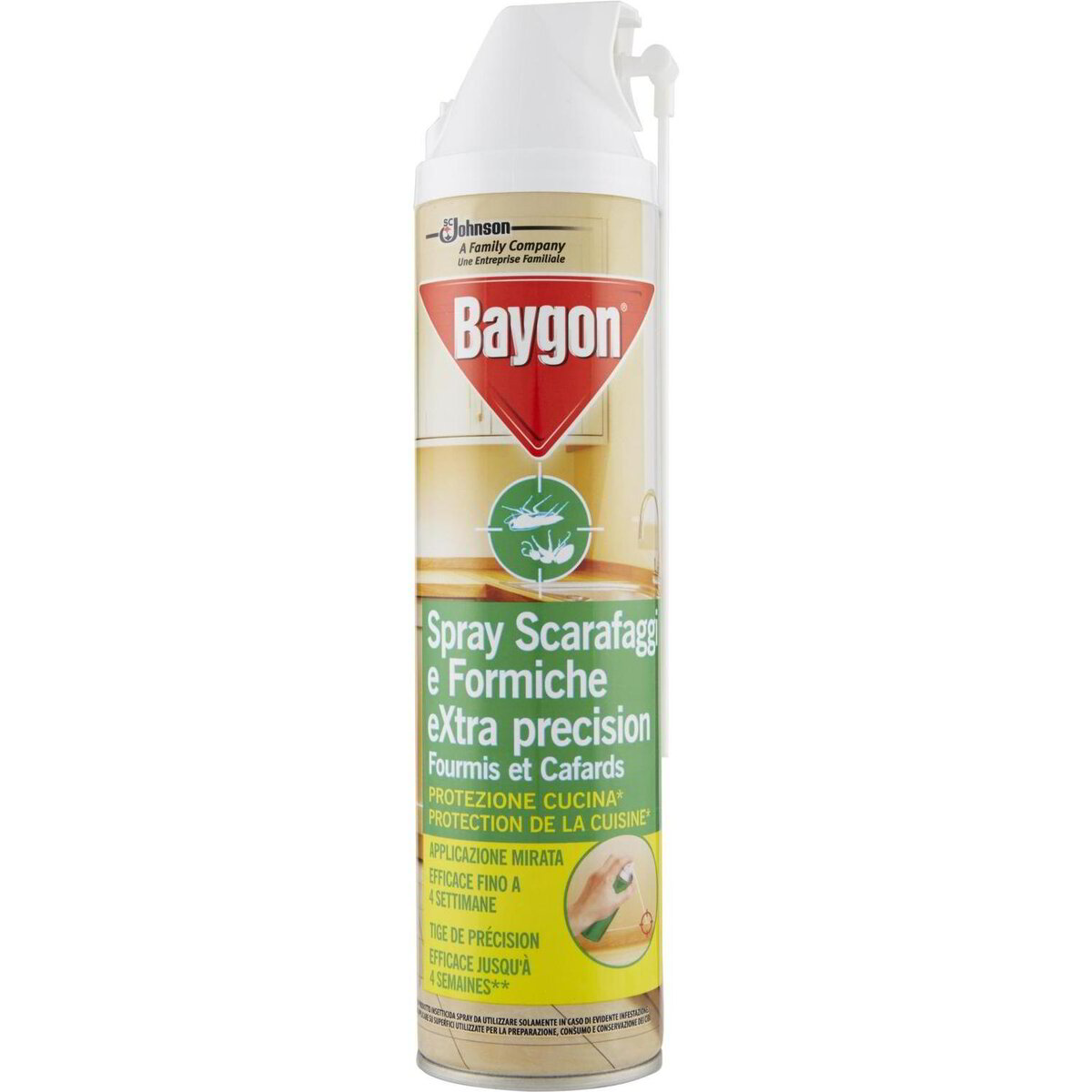 Baygon Spray Extra Precision, Insetticida contro Scarafaggi e Formiche ...