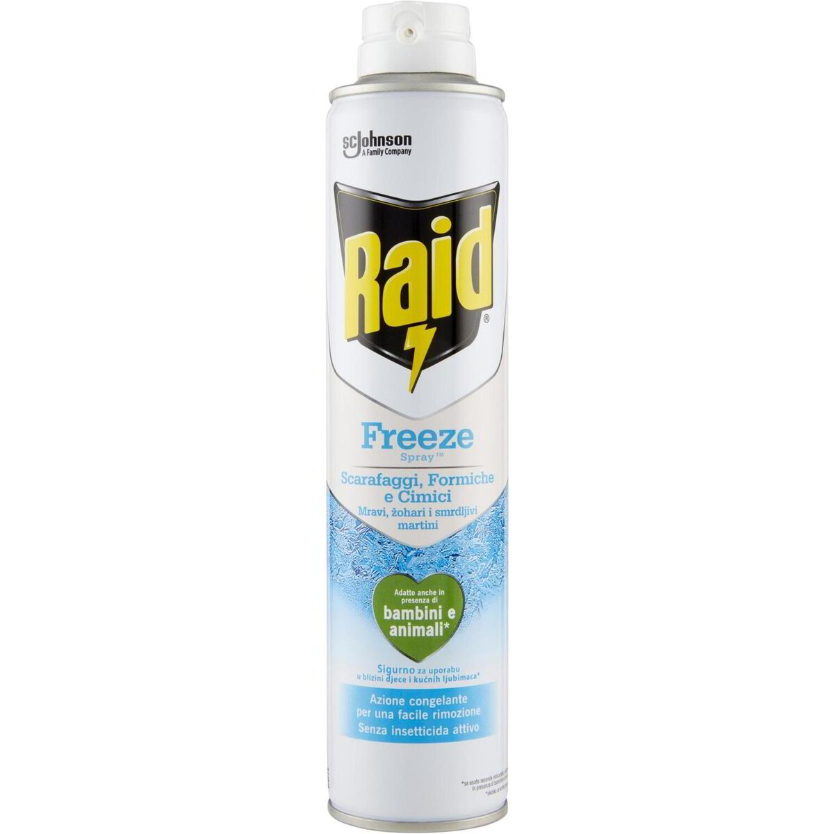 Raid Freeze, Azione Congelante, Senza insetticida, Scarafaggi, Formiche ...