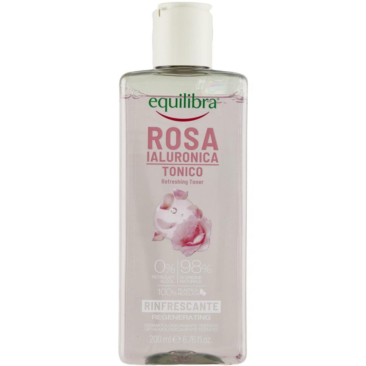 equilibra Rosa Ialuronica Tonico Rinfrescante 200 ml equilibra | IperDrive