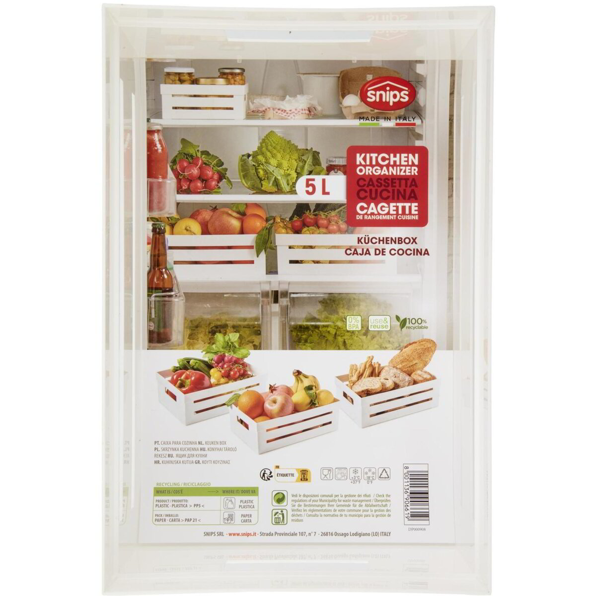 snips Cassetta Cucina 5 L snips | IperDrive