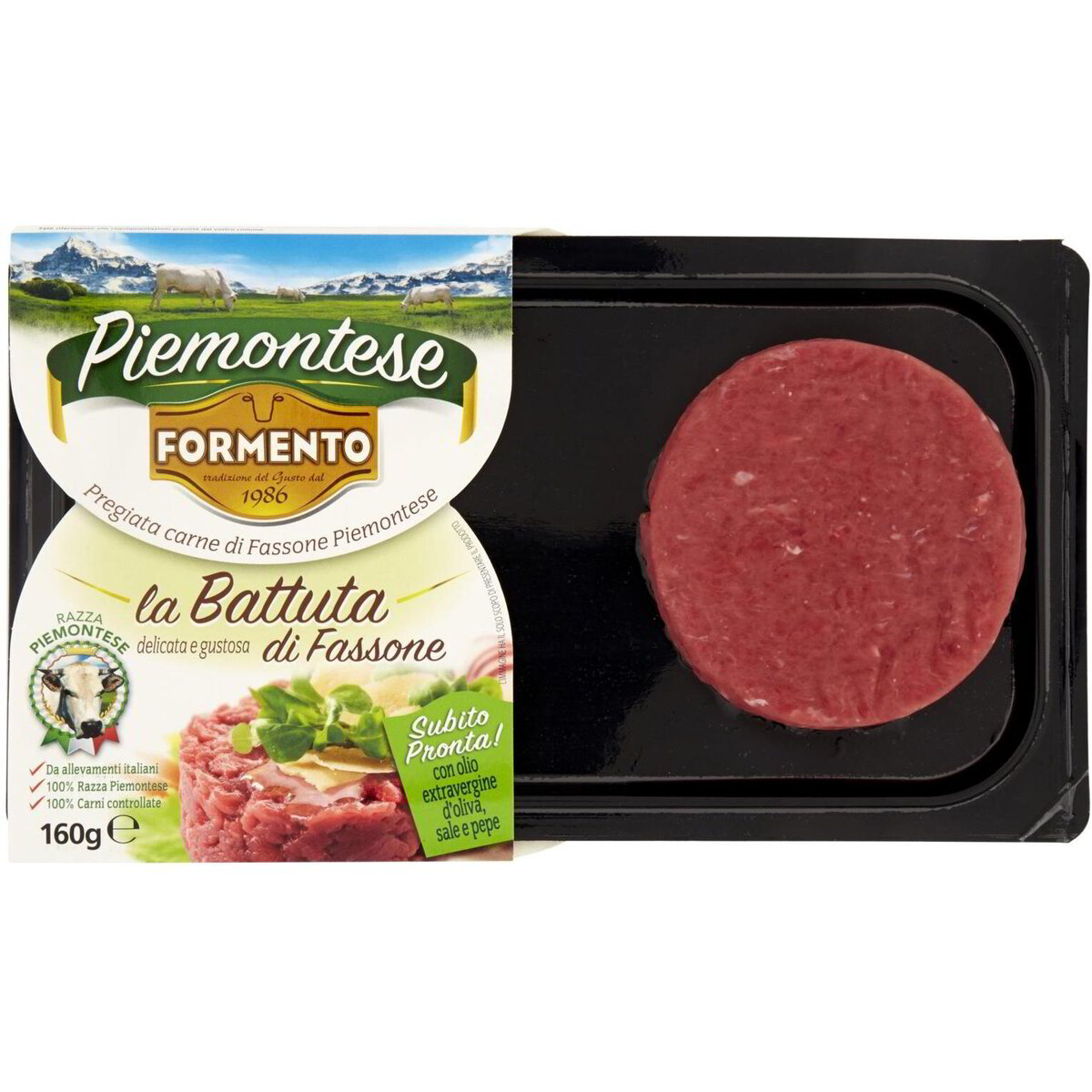 Formento Piemontese la Battuta di Fassone 160 g Formento - iper Shop