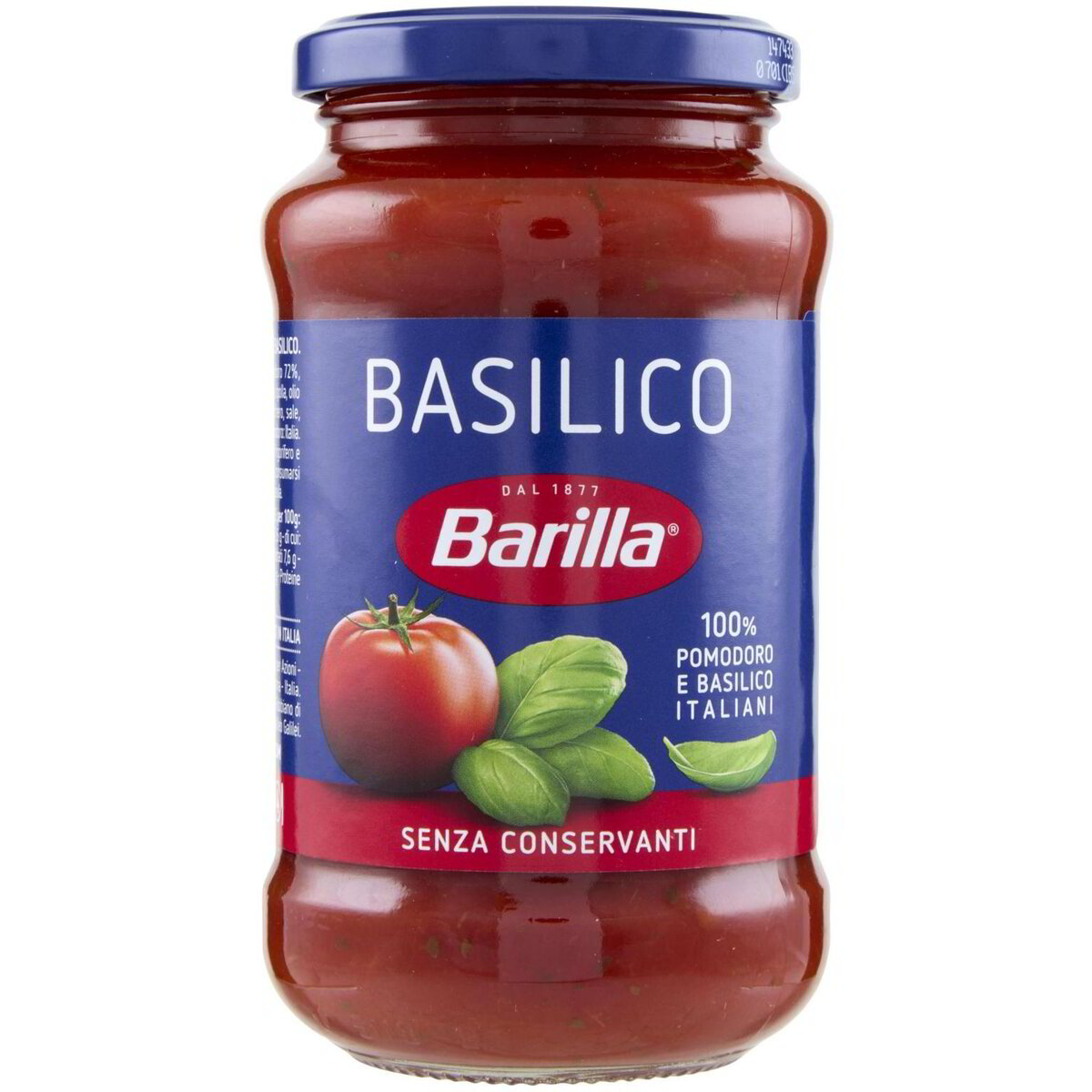 Barilla Sugo Basilico 100% Pomodoro e Basilico Italiani Condimento per ...
