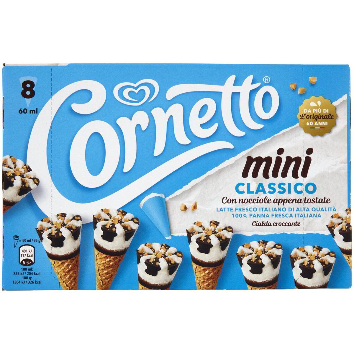 Cornetto Algida mini Classico 8 Gelati 288 g Cornetto | IperDrive