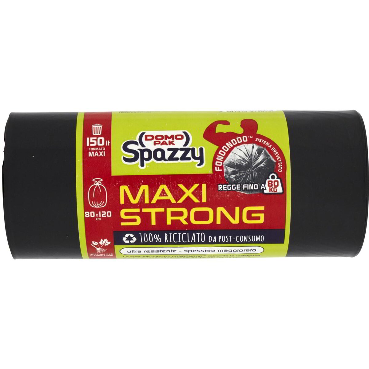 Domopak Spazzy Maxi Strong 100% Riciclato da Post-Consumo 150 lt ...