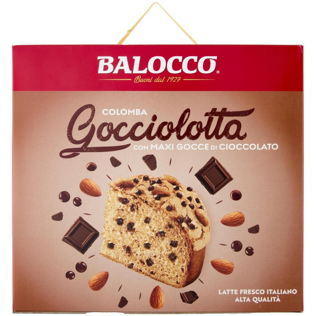 Balocco Colomba Gocciolotta con Maxi Gocce di Cioccolato 750 g Balocco ...