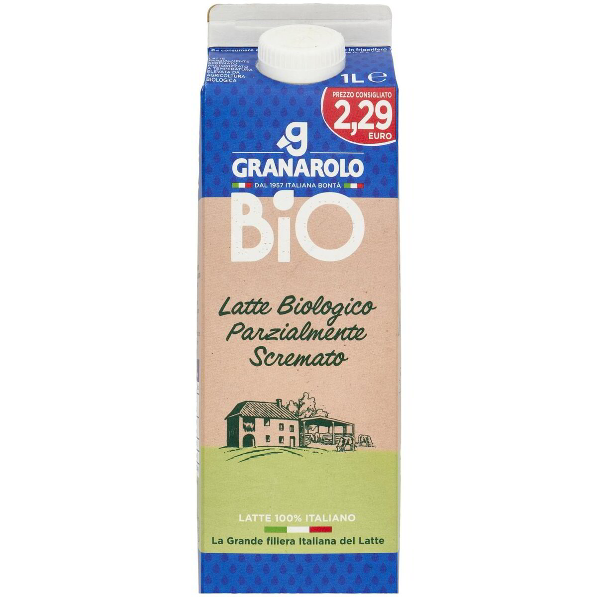 Granarolo Bio Latte Biologico Parzialmente Scremato 1 L Granarolo Bio 1 ...
