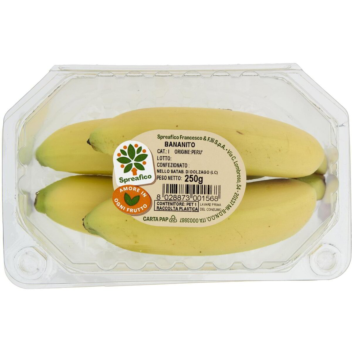 Spreafico Bananito 250 g Spreafico | IperDrive