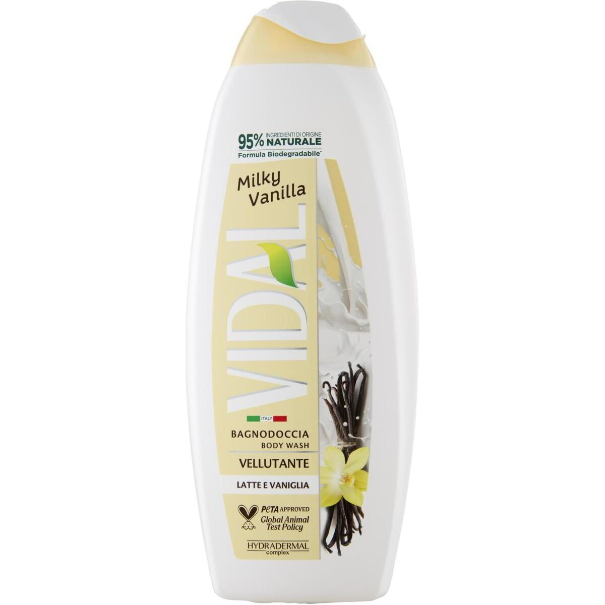 Vidal Milky Vanilla Bagnodoccia Vellutante Latte e Vaniglia 600 ml ...