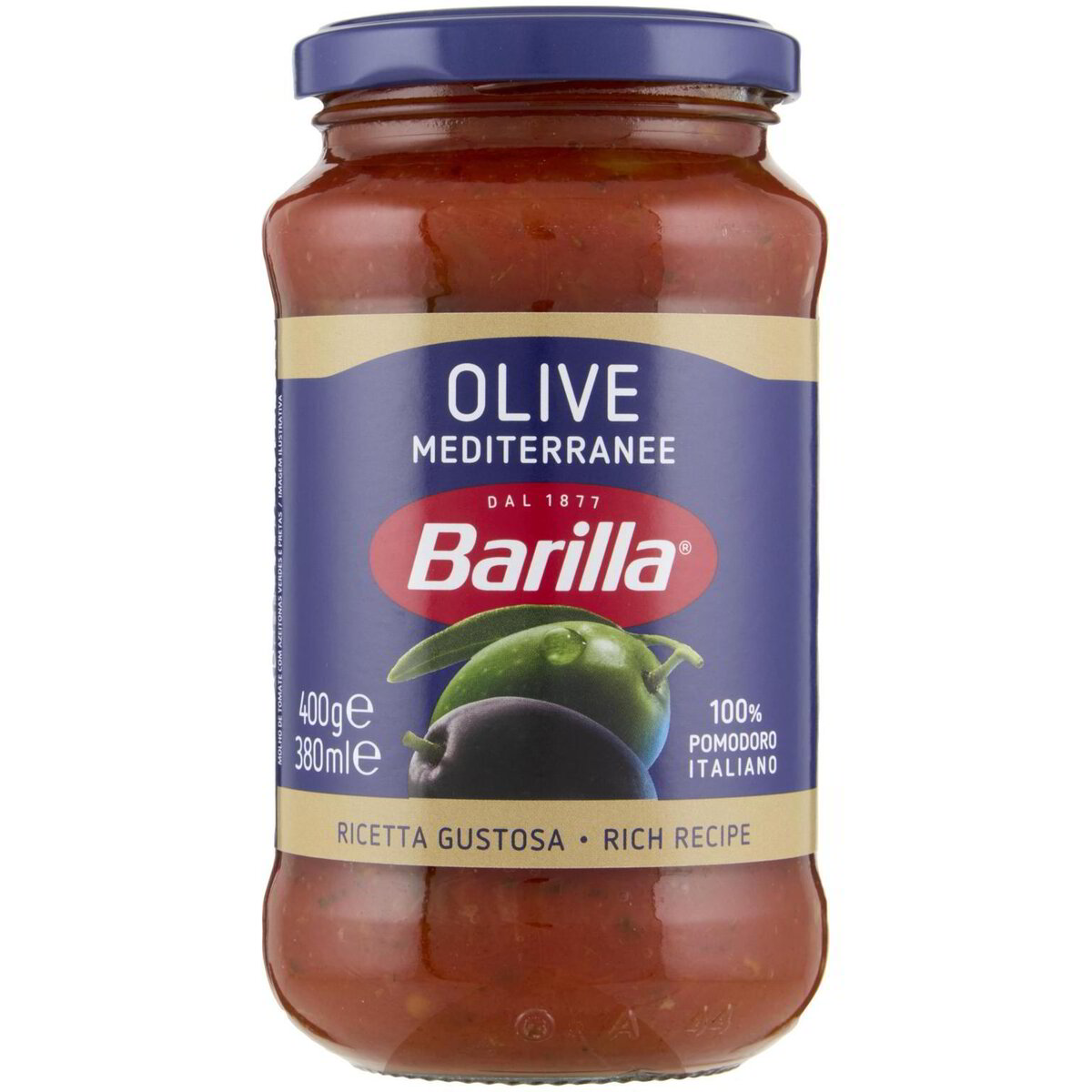 Barilla Sugo Olive 100% Pomodoro Italiano Condimento per Pasta 400g ...