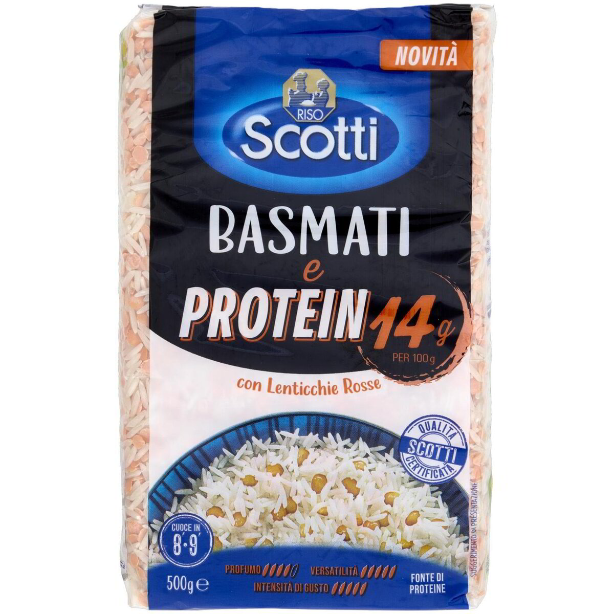 Riso Scotti Basmati e Protein con Lenticchie Rosse 500 g Riso Scotti ...