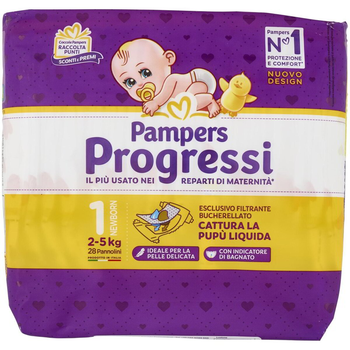Pampers Progressi Newborn 28 pz Pampers - iper Shop