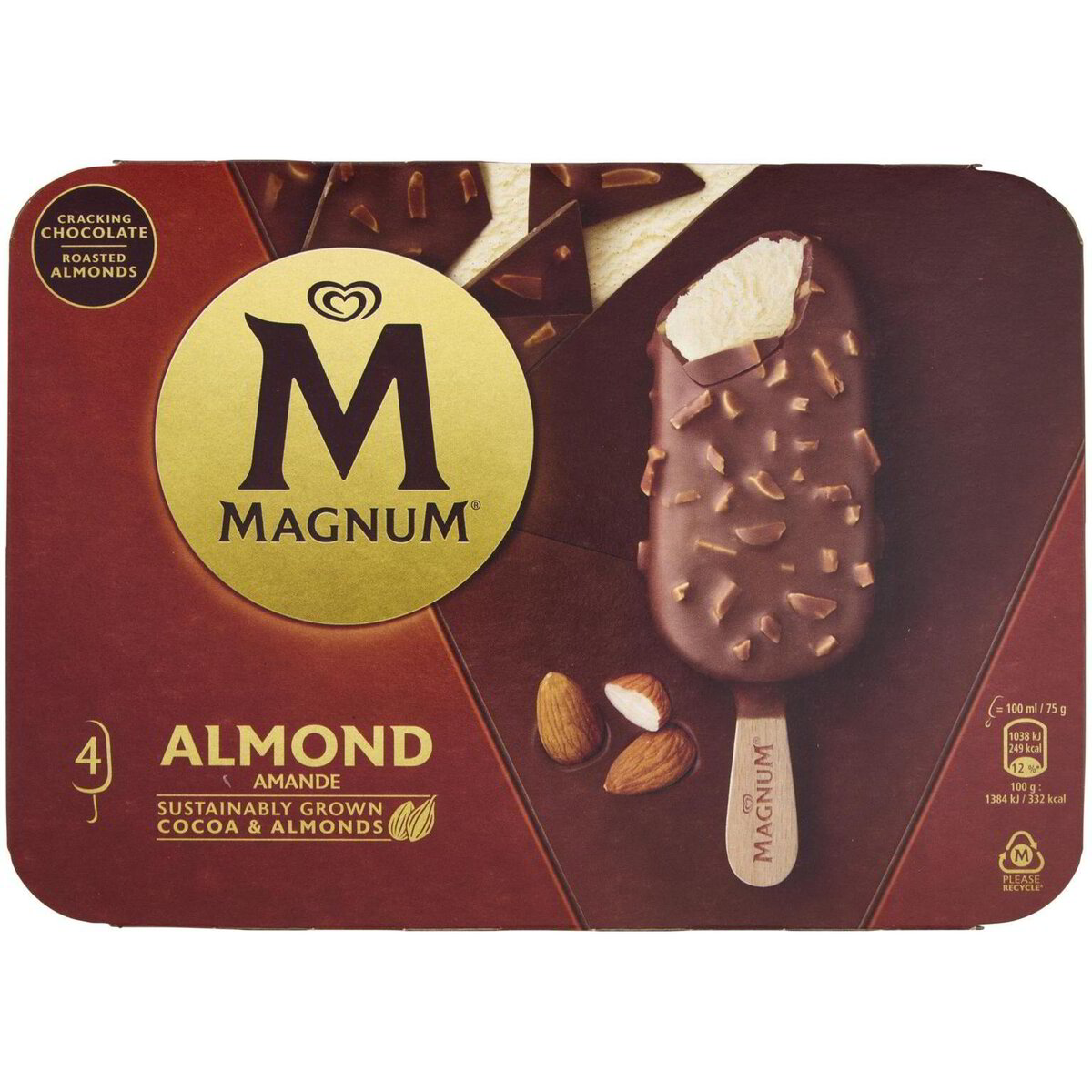 Magnum Almond 4 gelati 300 g Magnum | IperDrive