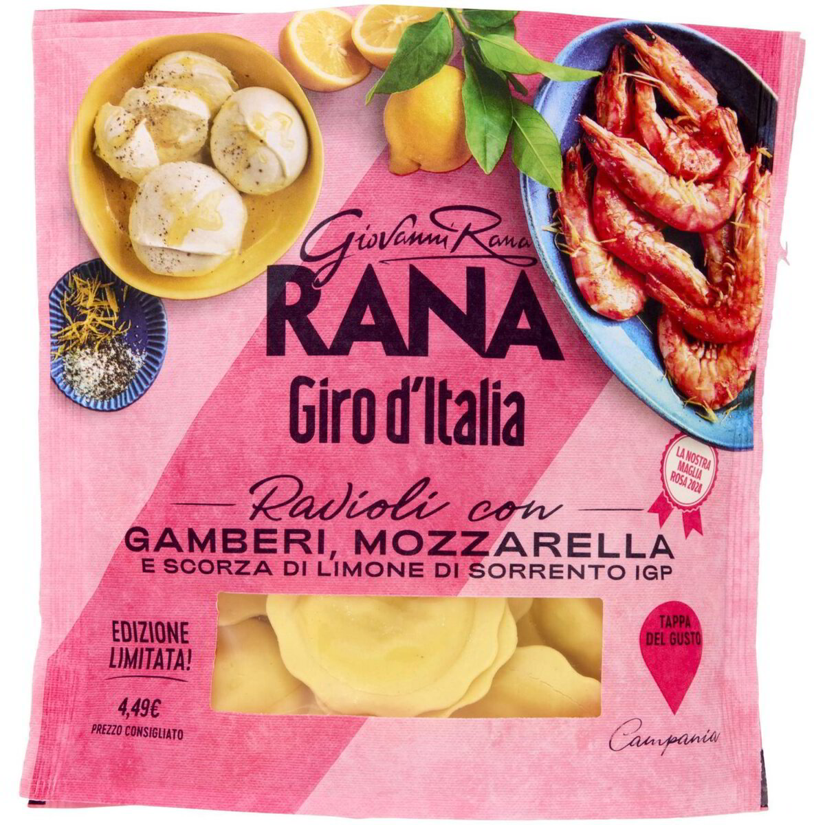 Giovanni Rana Giro d'Italia Ravioli con Gamberi, Mozzarella e Scorza di ...