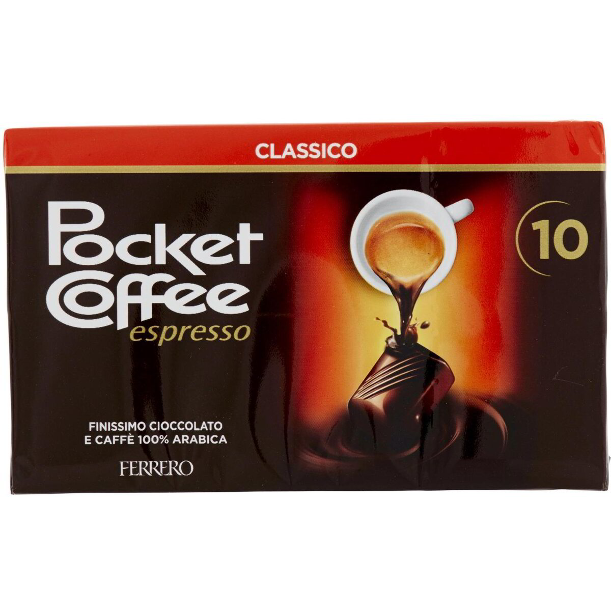 Pocket Coffee espresso Classico 10 pezzi 125 g Pocket Coffee | IperDrive