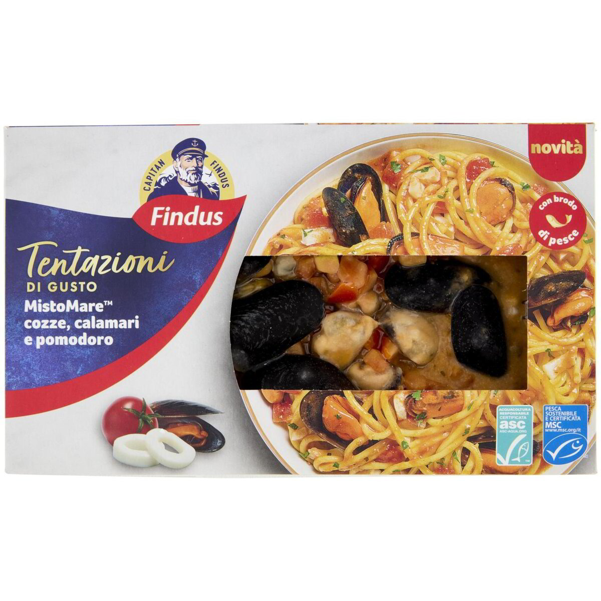Capitan Findus Tentazioni di Gusto Misto Mare cozze, calamari e ...