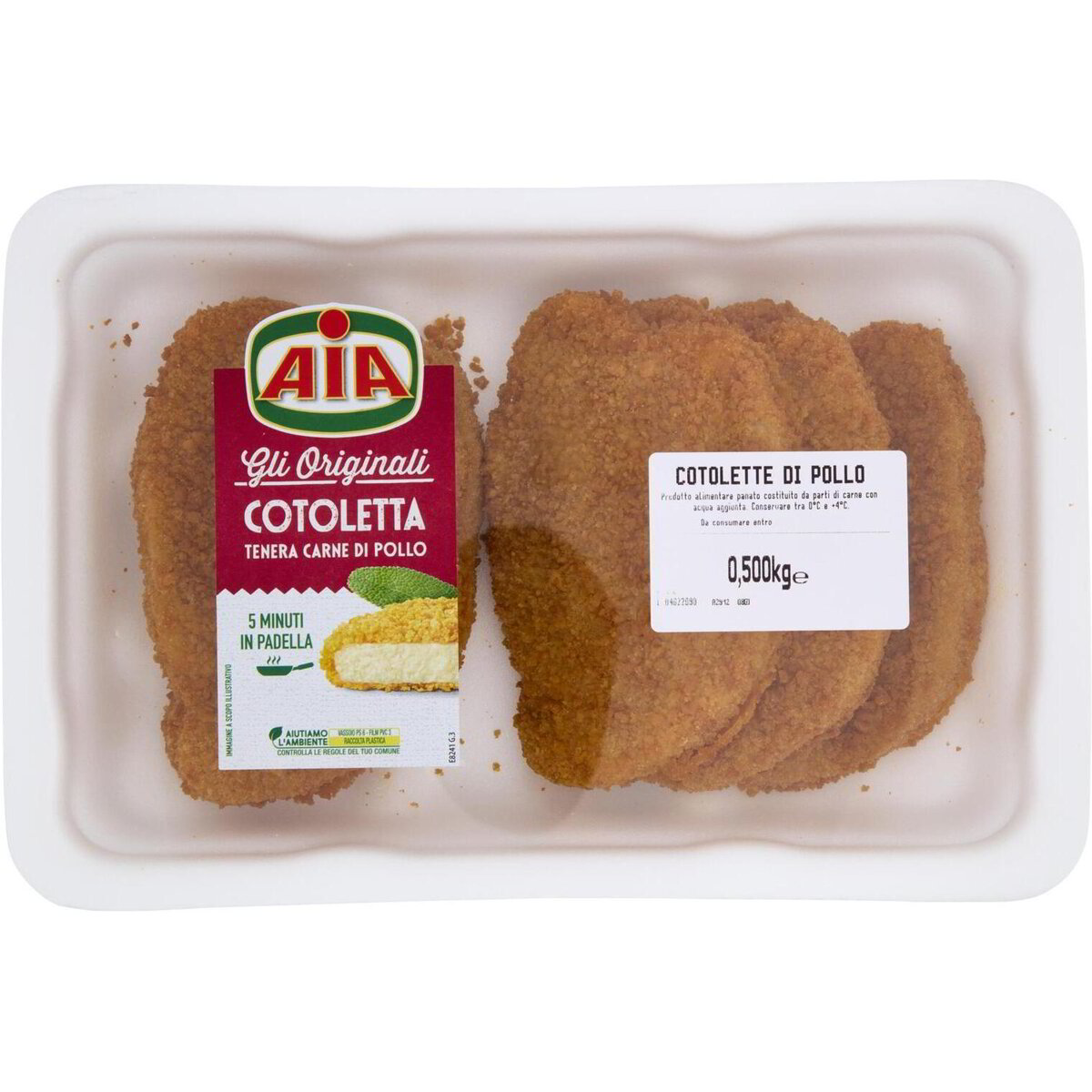 Aia gli Originali Cotolette di Pollo 0,500 kg Aia | IperDrive
