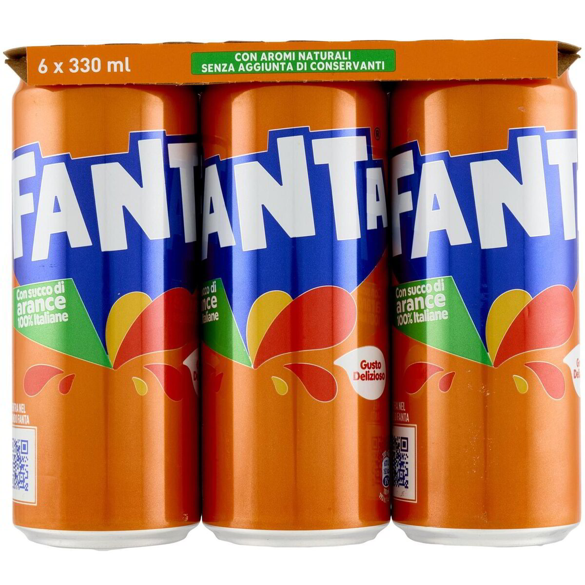 Fanta Orange Sleek 6 x 33 cl Fanta | IperDrive