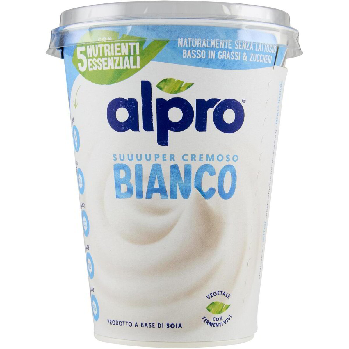 ALPRO Alternativa Vegetale allo Yogurt, Bianco, a base di Soia, basso ...