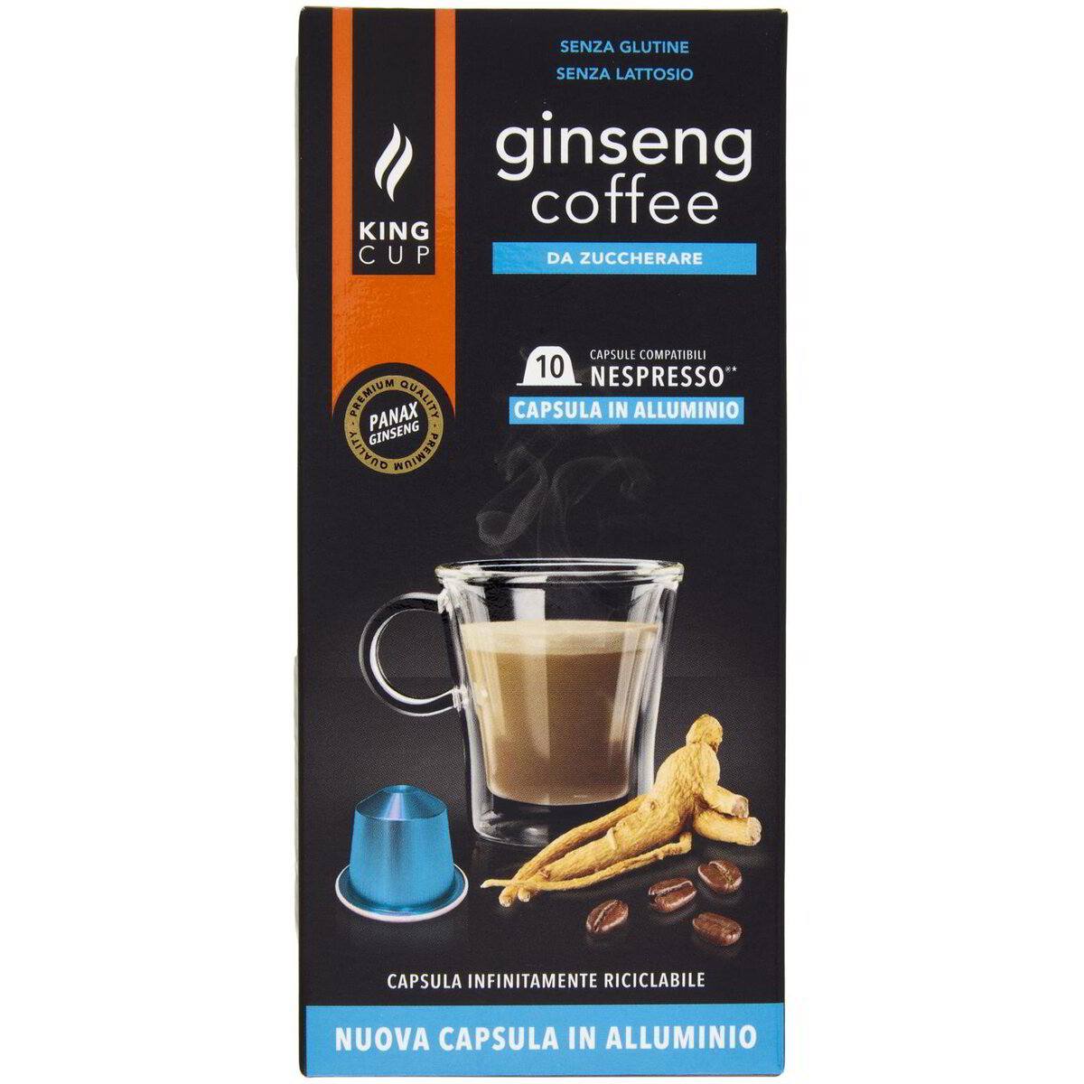 King Cup ginseng coffee da Zuccherare Capsule Compatibili Nespresso* 10 ...