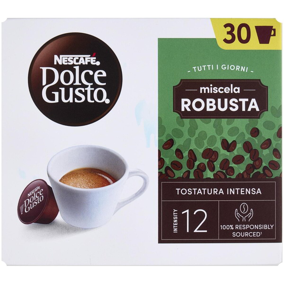 NESCAFÉ DOLCE GUSTO Miscela Robusta Caffè Espresso 30 Capsule 195g ...