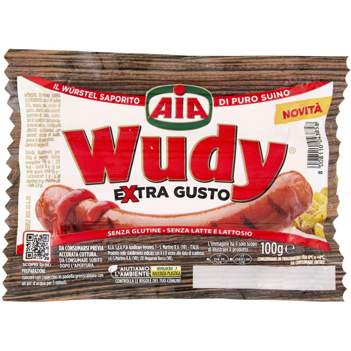 Aia Wudy Extra Gusto 100 g Aia | IperDrive