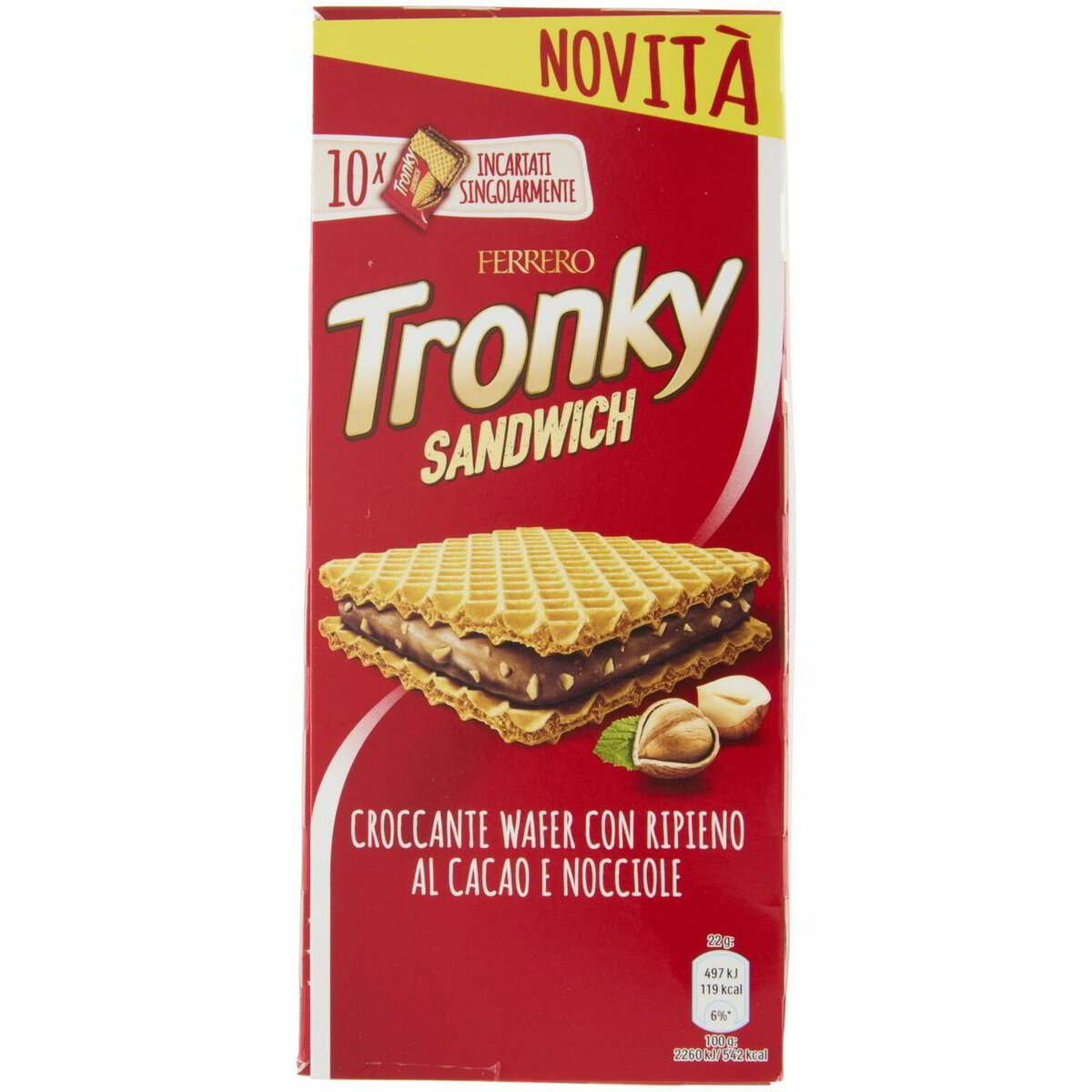 Ferrero Tronky Sandwich 10 x 22 g Ferrero | IperDrive