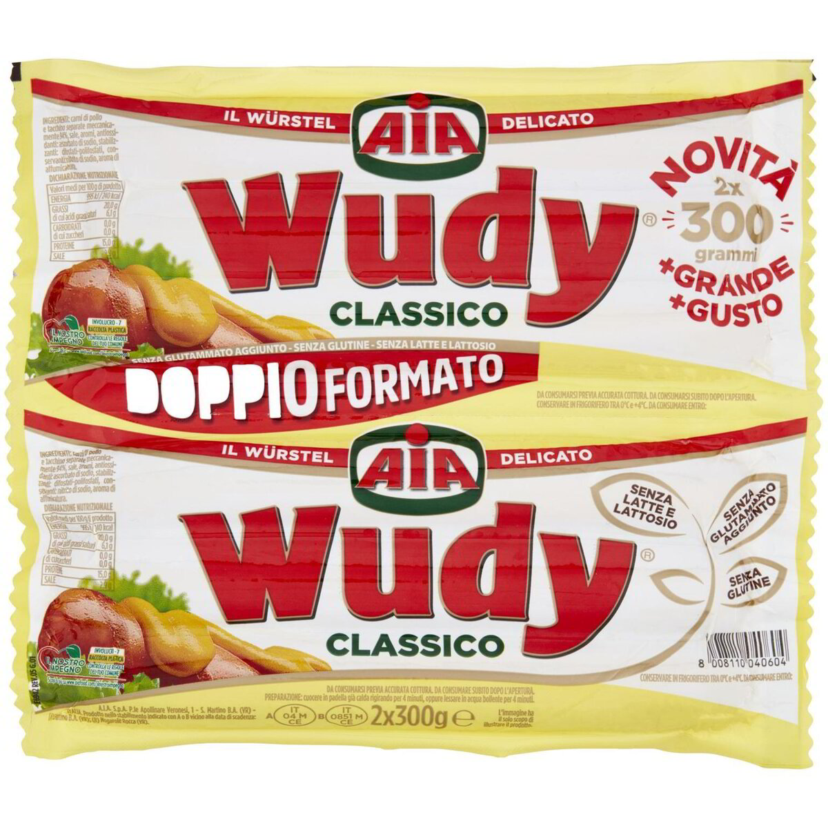 Aia Wudy Classico 2 x 300 g Aia | IperDrive