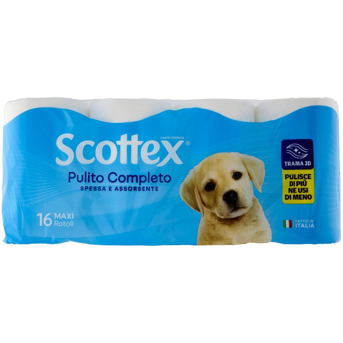 Scottex Pulito Completo Carta Igienica Maxi Rotoli 16 pz Scottex ...