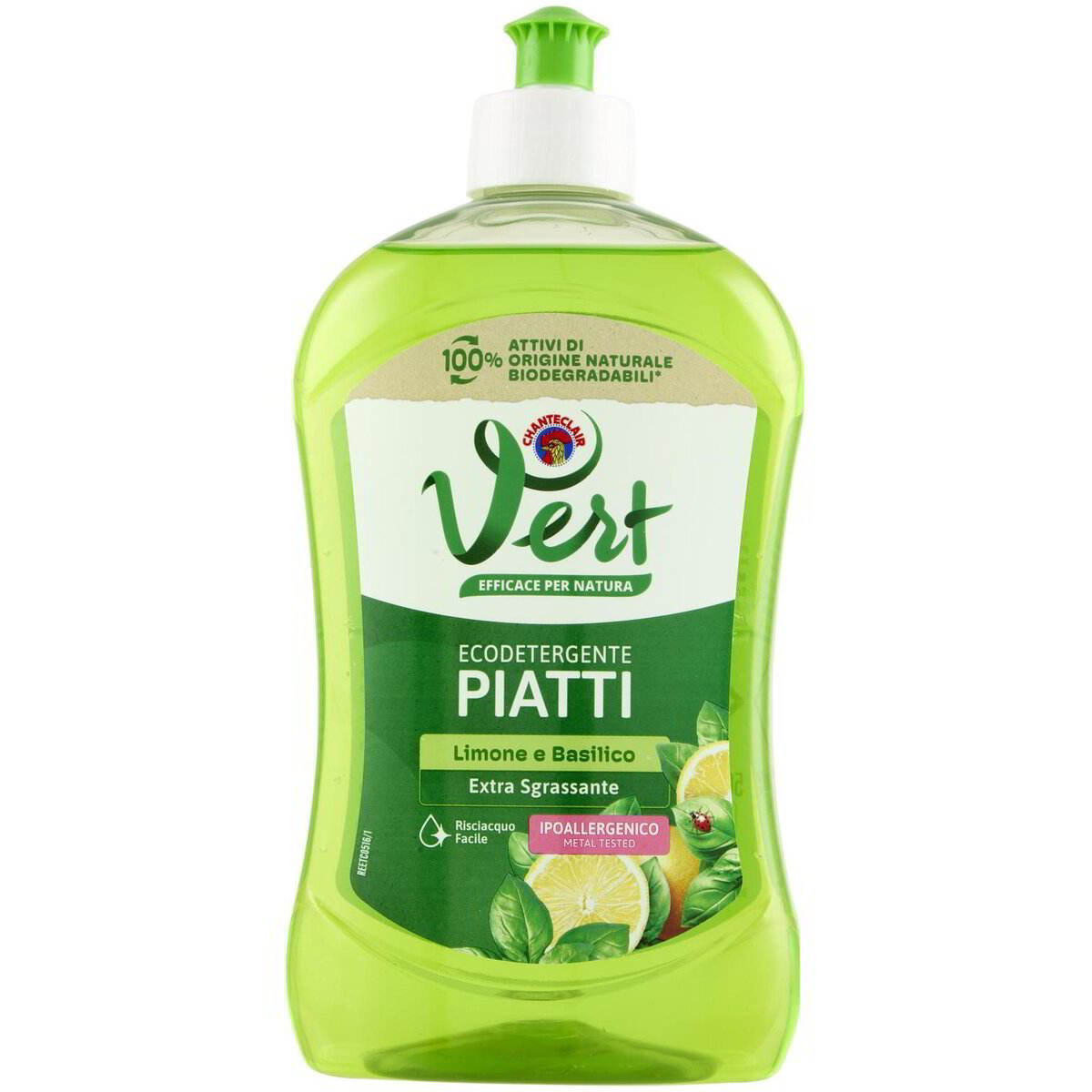 Vert di Chanteclair Ecodetergente Piatti Limone e Basilico 500 ml Vert ...