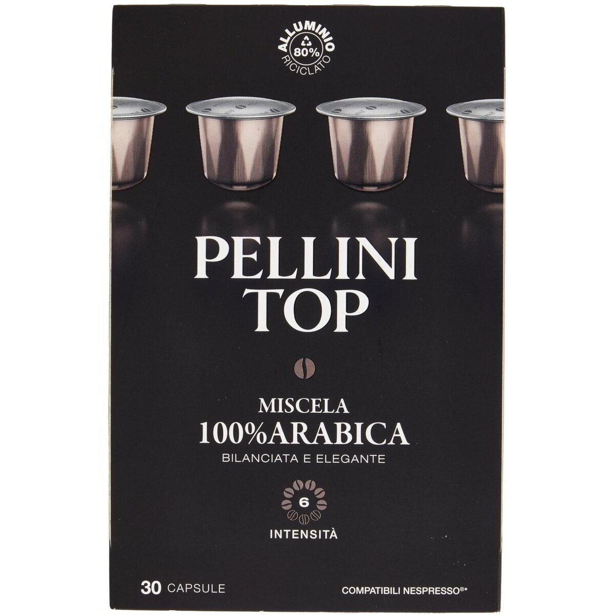 Pellini Top Miscela 100% Arabica Compatibili Nespresso* 30 Capsule 165 ...