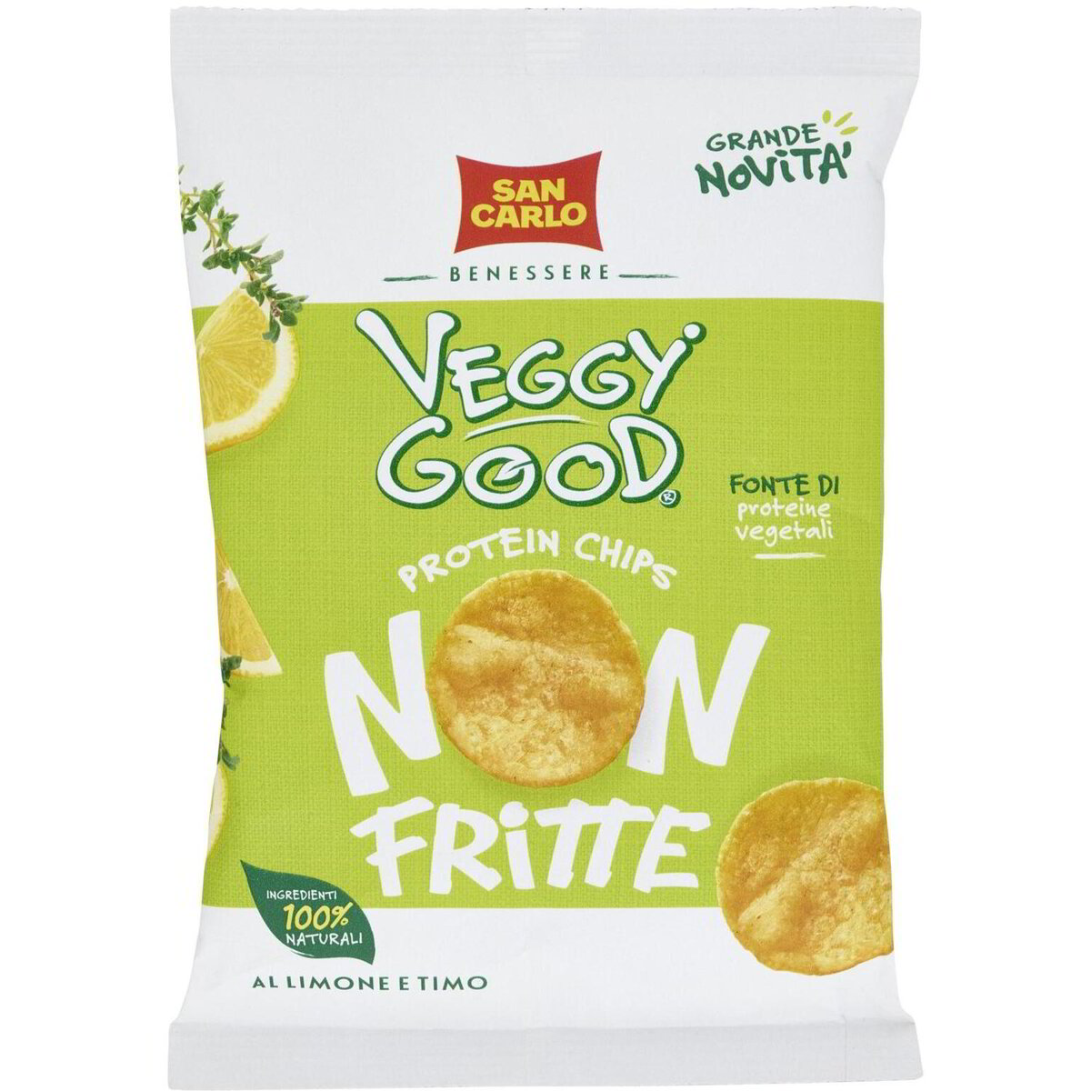 San Carlo Benessere Veggy Good Protein Chips Non Fritte al Limone e ...
