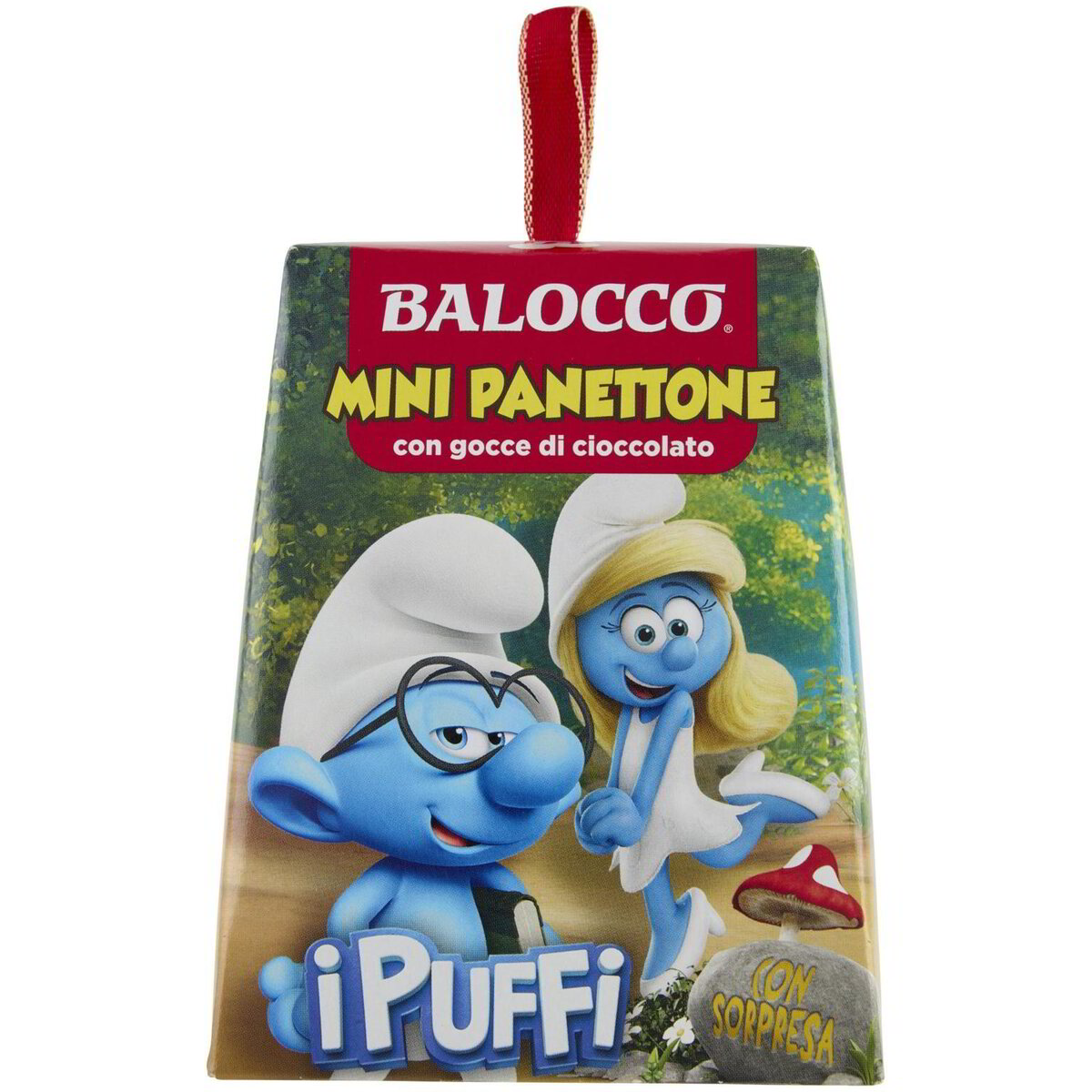 Balocco Mini Panettone con gocce di cioccolato i Puffi 90 g Balocco ...