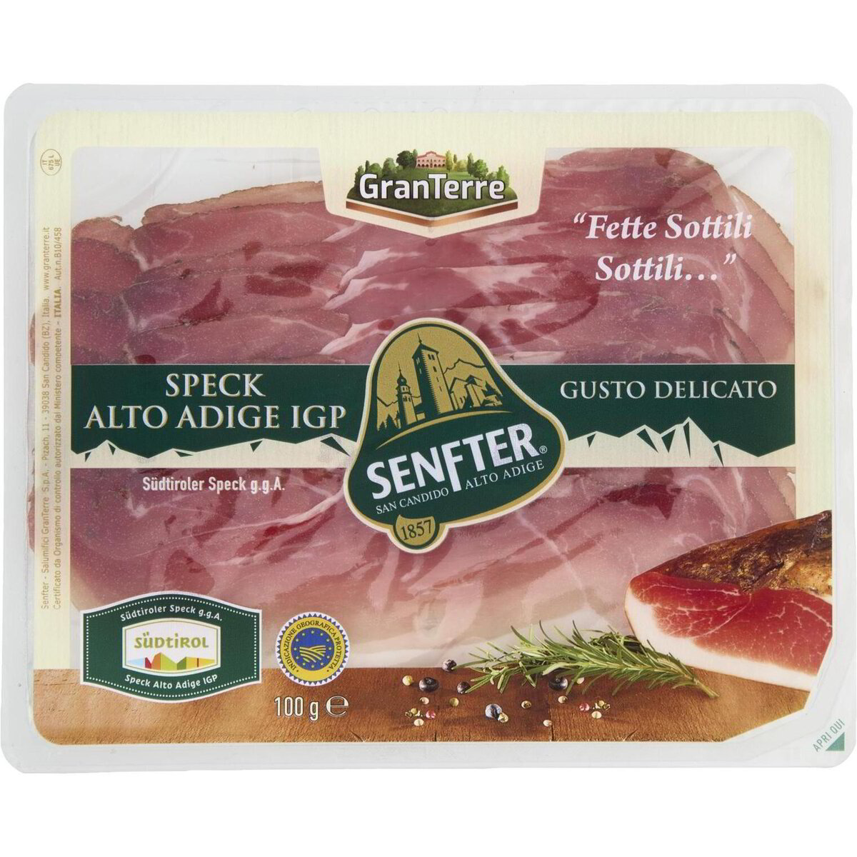 Senfter Speck Alto Adige IGP 100 g Senfter | IperDrive