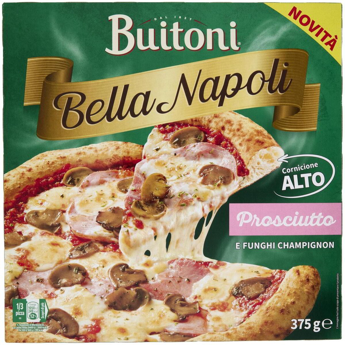 Buitoni Bella Napoli Prosciutto & Funghi Pizza surgelata 375 g Buitoni ...