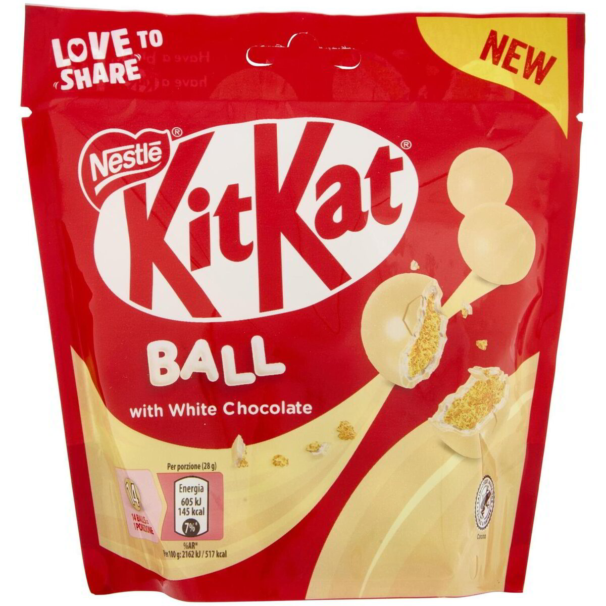 KITKAT Ball White Ramb 140g NESTLÉ KITKAT | IperDrive