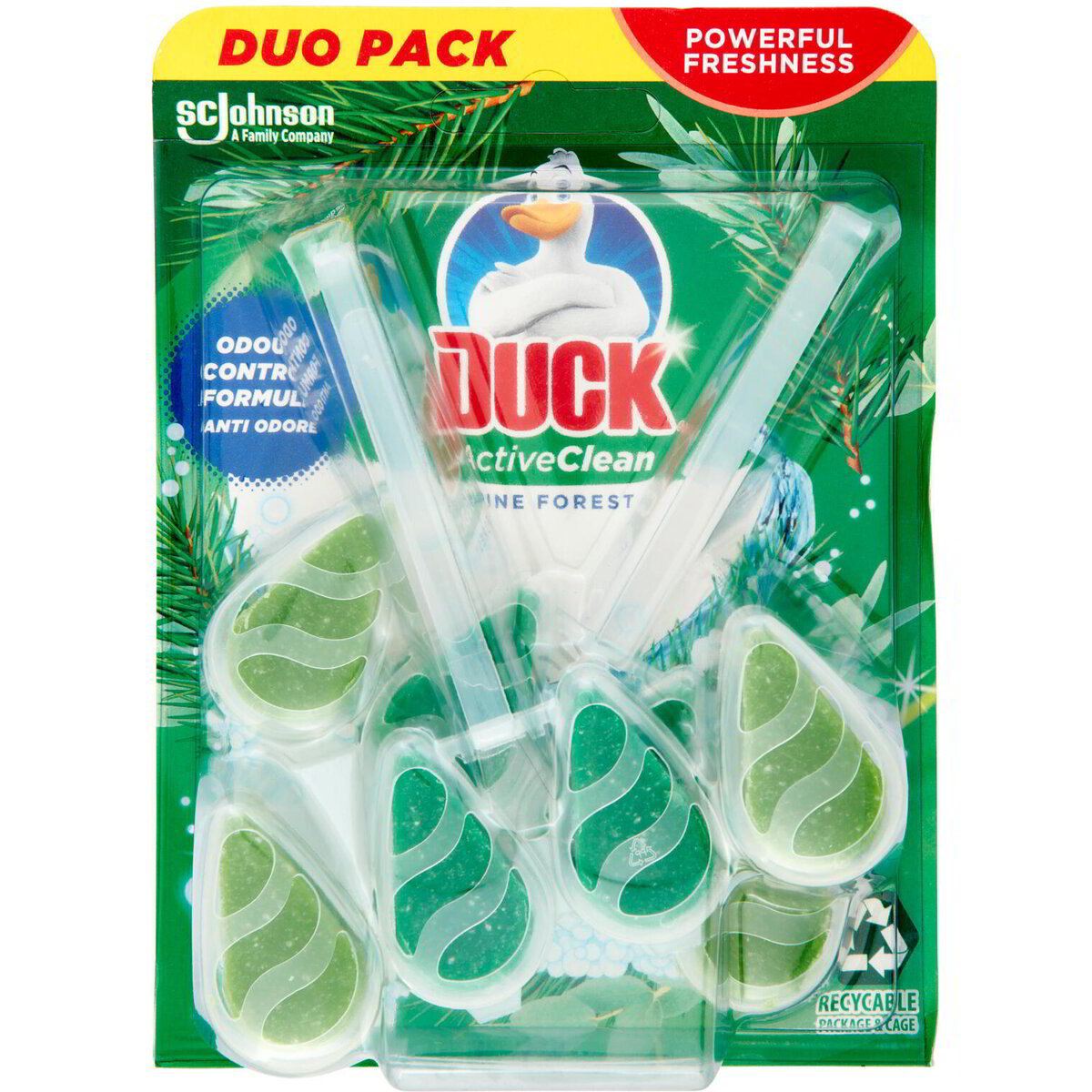 Duck Active Clean Duopacco, fragranza Pine 2x38,6g Duck | IperDrive
