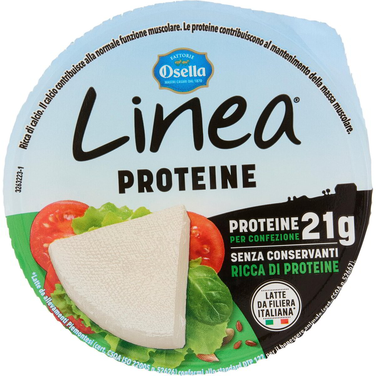Fattorie Osella Linea Osella Formaggio Fresco Primosale Proteine 125g ...
