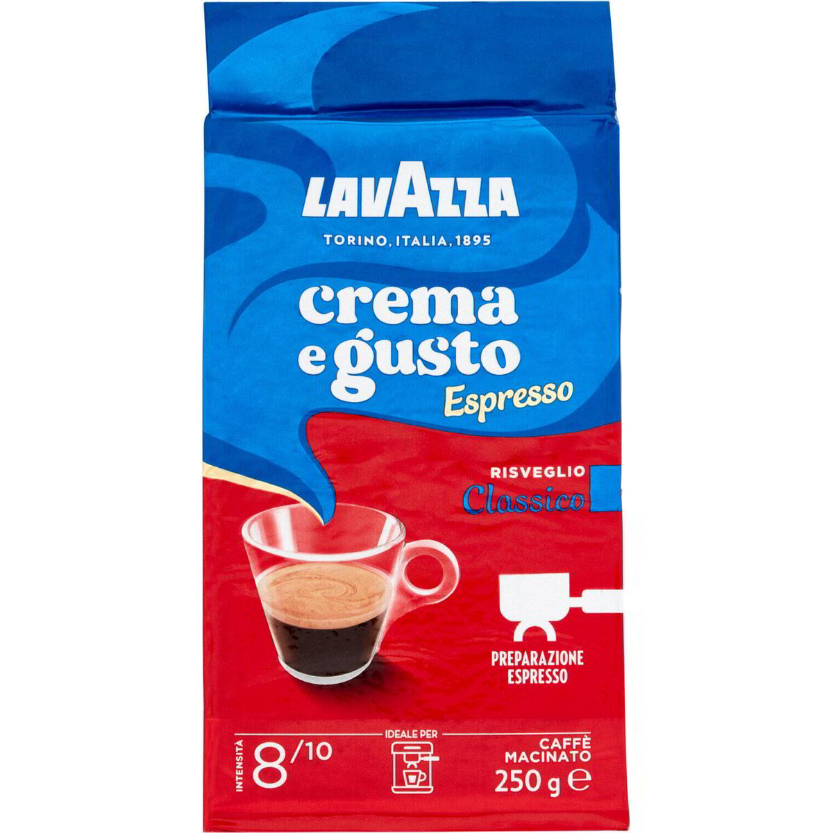 Lavazza Crema e Gusto Espresso Classico Caffè Macinato 250 g Lavazza ...
