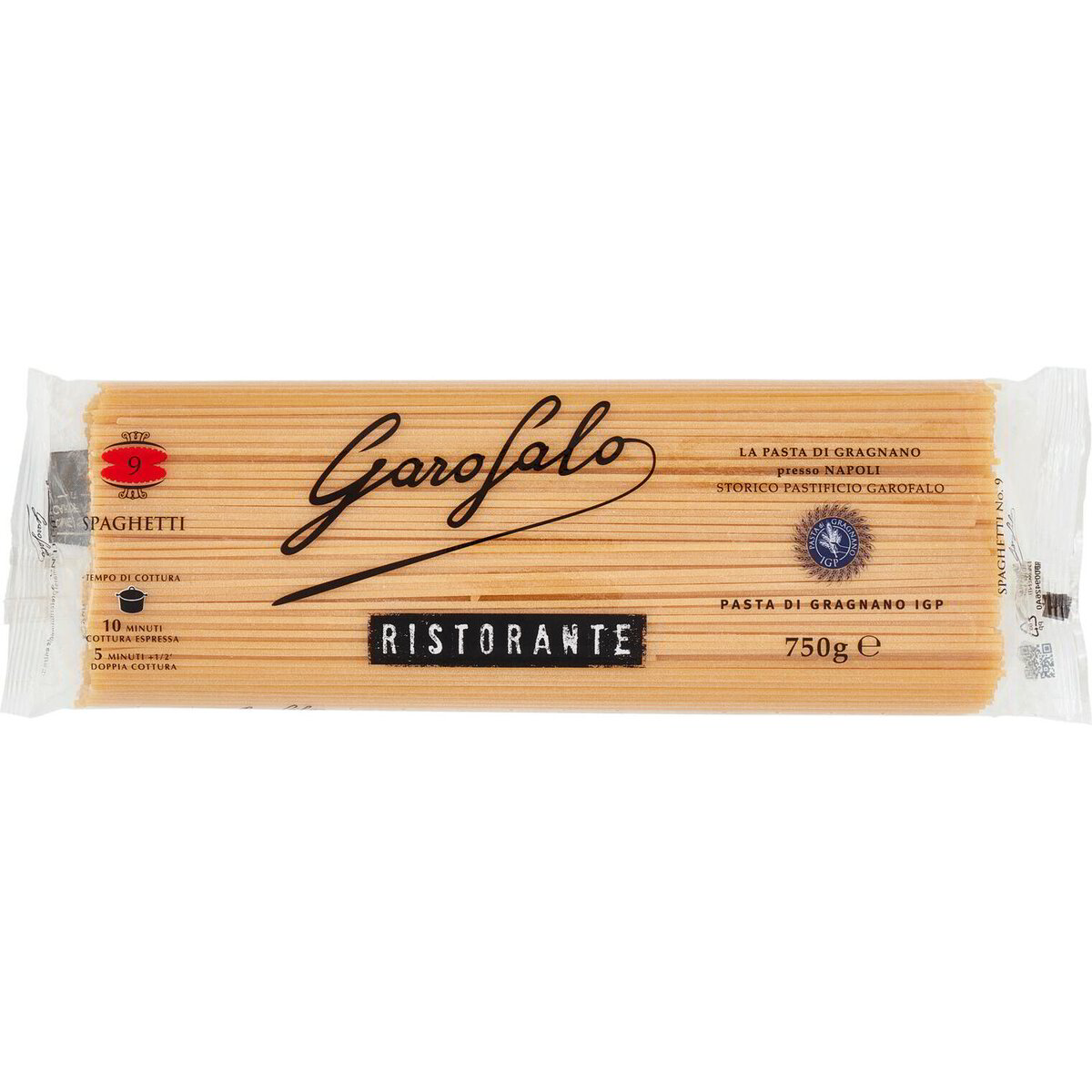 Garofalo Ristorante Spaghetti 9 Pasta di Gragnano IGP 750 g Garofalo ...