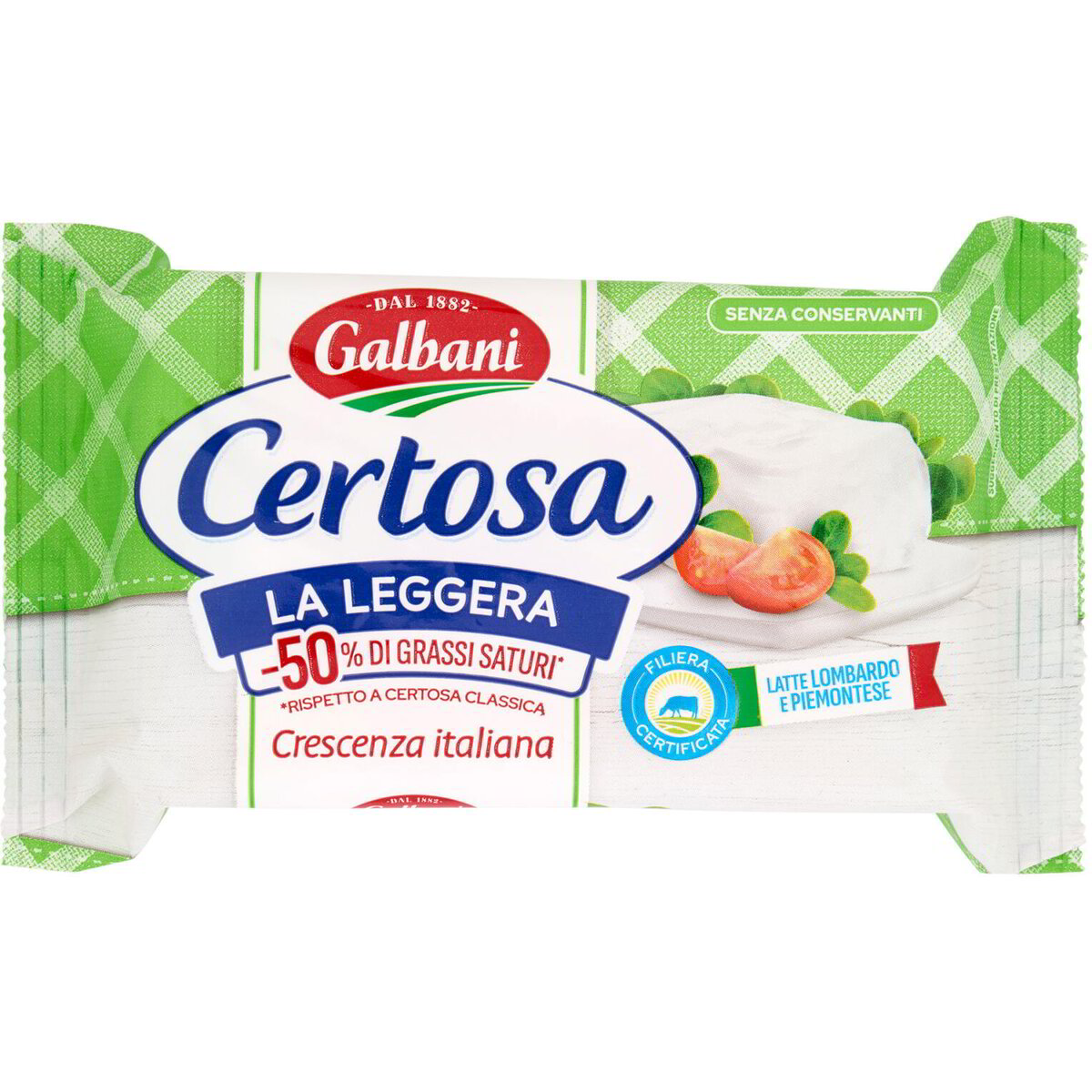Galbani Certosa la Leggera Crescenza italiana 165 g Galbani | IperDrive